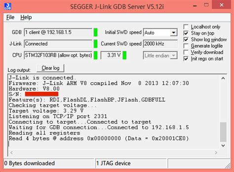 stm32 使用arm none eabi gdb在线调试固件 小伙伴们的智能之旅