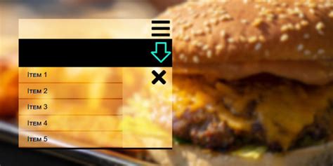 cómo hacer un menú hamburguesa solo con html y css blog