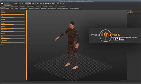 makehuman 1 2 0 ready to download 3dart