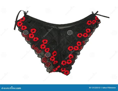 Black Panties Stock Image Image Of Fetish Thong Object 13122513