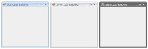 color schemes in windows forms office2010form control syncfusion