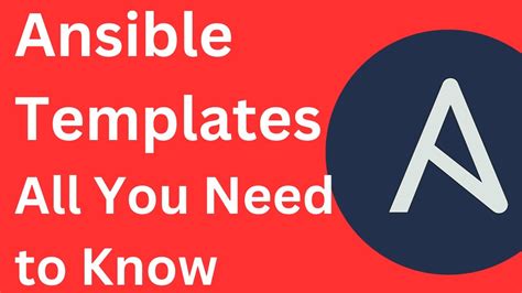 11 Ansible Template Examples Ansible Jinja2 Templates Youtube