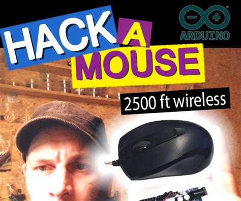 hack a mouse with arduino 2500 ft wireless ps 2 5