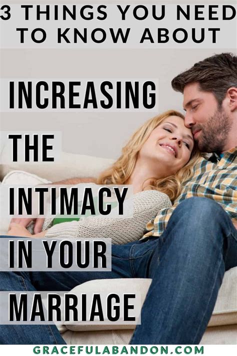 3 Things You Need To Know About Marriage Intimacy Intimacy In