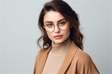 Premium Ai Image Photo Of Pretty Businesslike Woman Wearing