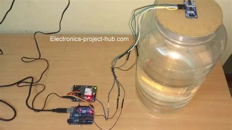 gsm based water level monitoring system arduino diy electronics