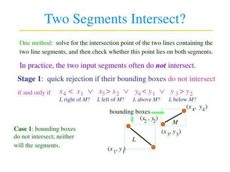 ppt two segments intersect powerpoint presentation free download