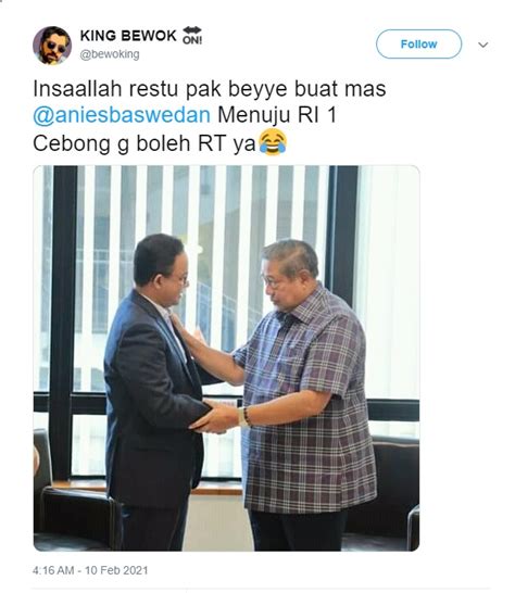 [cek Fakta] Sby Resmi Dukung Anies Di Pilpres 2024 Ini Faktanya
