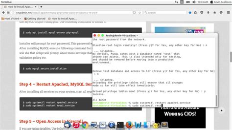 install mysql apache and php 7 0 on ubuntu16 04 youtube