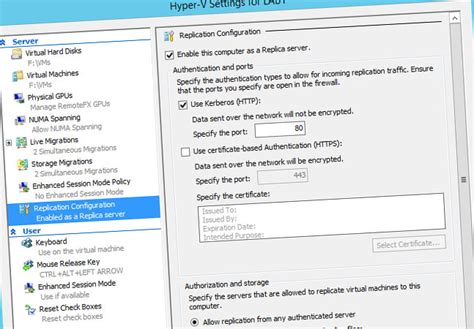 hyper v replica for disaster recovery