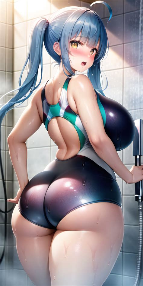 Rule 34 Ai Generated Ass Blue Hair Blush Breasts Goddess Of Victory
