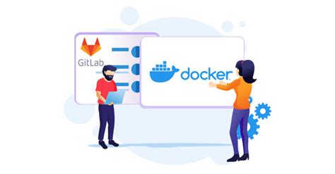 host a docker image repository and build docker images with gitlab