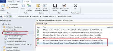 deploy microsoft edge patches with sccm software updates configmgr part