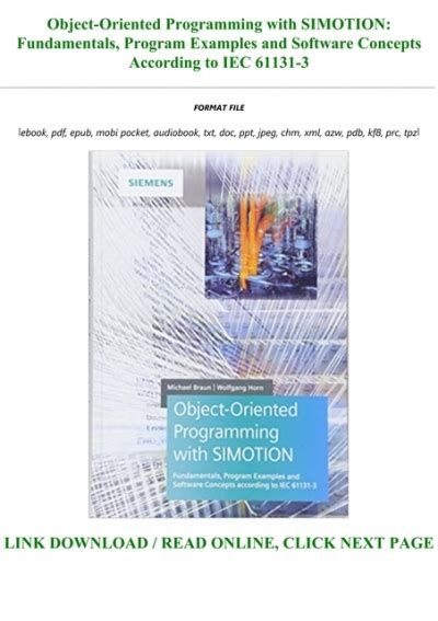 read ebook object oriented programming with simotion fundamentals
