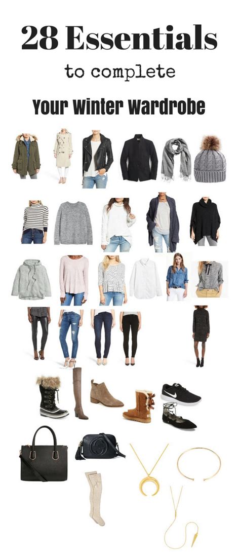 28 Winter Wardrobe Essentials Wishes And Reality