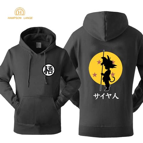 Hot Offer Dragon Ball Anime Fashion Print 2018 Autumn Winter Fleece