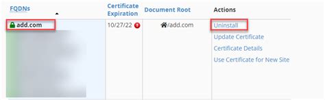 How To Remove Ssl Certificate In Cpanel Whuk