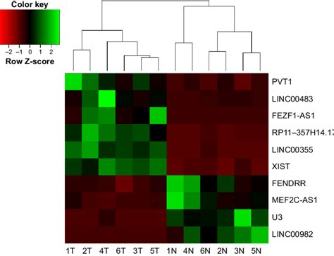 Hierarchical Clustering Analysis On The Most Significantly Dysregulated