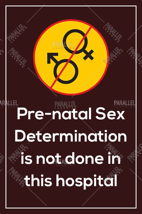 pre natal sex determination english