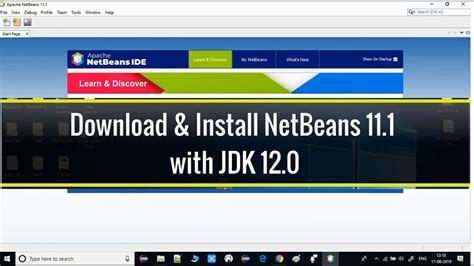 installation of netbeans 11 1 on windows 10 with jdk 12 0