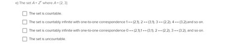 Solved Discrete Math Determine Whether Each Of These Sets