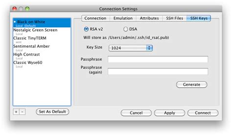 generate ssh key terminal mac