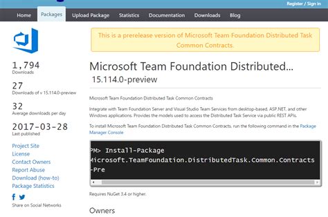 what to do when package version cannot be found however i can see it on