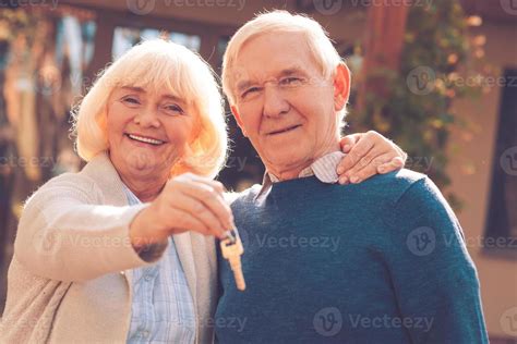 Happy Senior Couple Happy Senior Couple Bonding To Each Other And