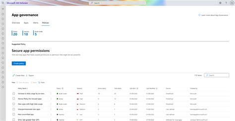 get started with app policies microsoft defender for cloud apps