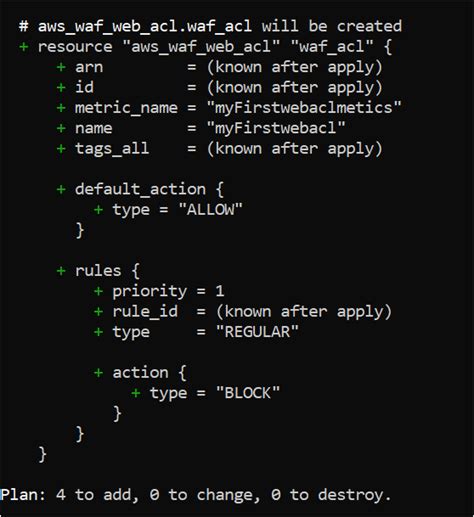 how to setup aws waf and web acl using terraform on amazon