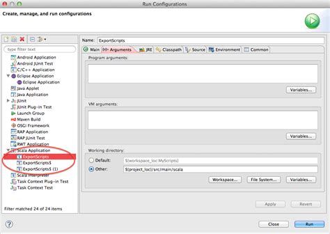 eclipse is creating multiple run configurations every time the same