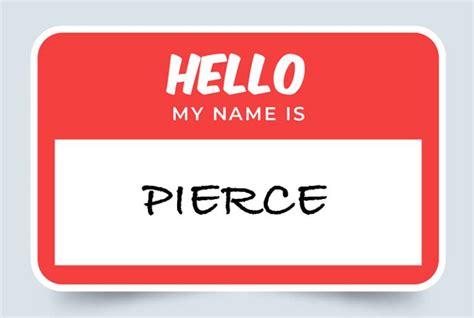 Pierce Name Meaning Origins And Significance