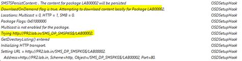 sccm osd task sequence does not install applications software images