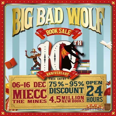Big Bad Wolf Celebrates 10th Anniversary With A Massive Book Sale