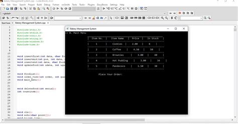 bakery management system using c with full source code free source
