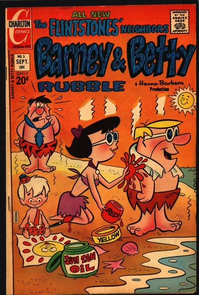 Flintstones Next Door Neighbors Barney And Betty Rubble 5 1973 Fred W