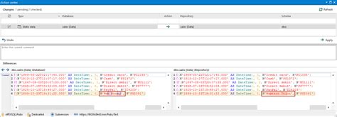 how to work with version controlled sql server database static data