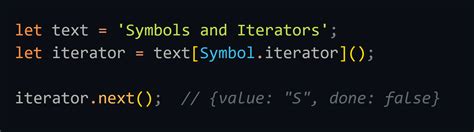 es6 iterator iterabil si tipul de date symbol in javascript