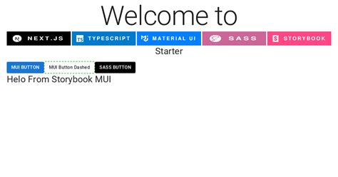 nextjs ts mui5 scss storybook starter codesandbox