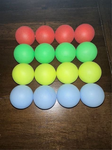 Ping Pong Balls Cork Toss