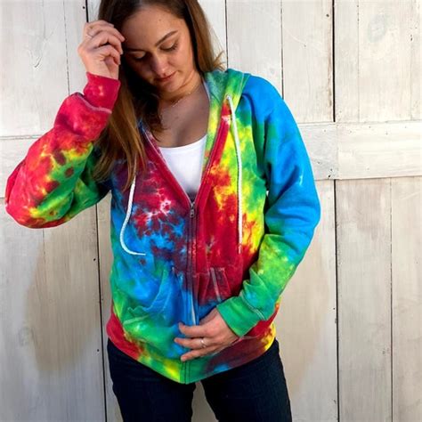Super Soft Pastel Tie Dye Oversized Zip Hoodie Cotton Plus Etsy