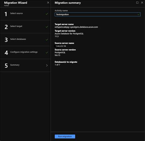 tutorial migrate azure db for postgresql to azure db for