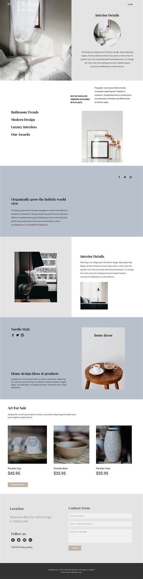 design your home from scratch html template