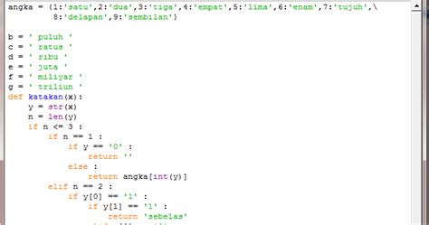 contoh pemrograman sederhana python for loop imagesee