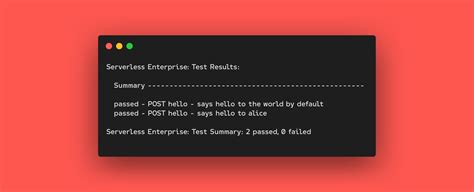 basic integration testing with serverless framework