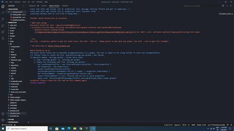 flutter execution failed for task app processdebugresources com
