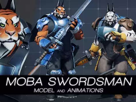 moba swordsman model animations v1 0 uassets ru всё для unity и