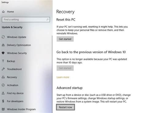how to disable enable uefi secure boot in windows 10