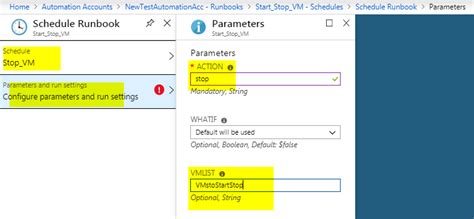 custom runbook using powershell to start stop azure vm in azure