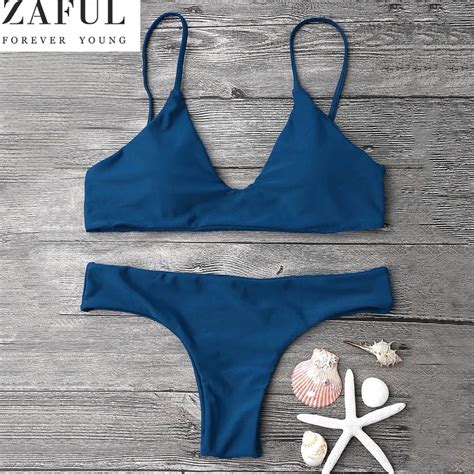 Zaful New Sexy Bikinis Women Swimsuit Low Waisted Bathing Suits Swim